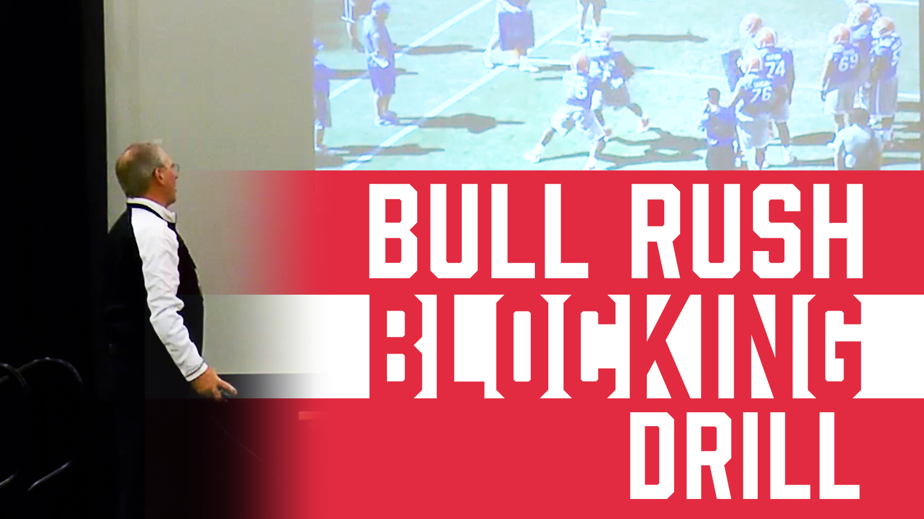 Mike Summers: Bull rush blocking drill - The Art of Coaching Football