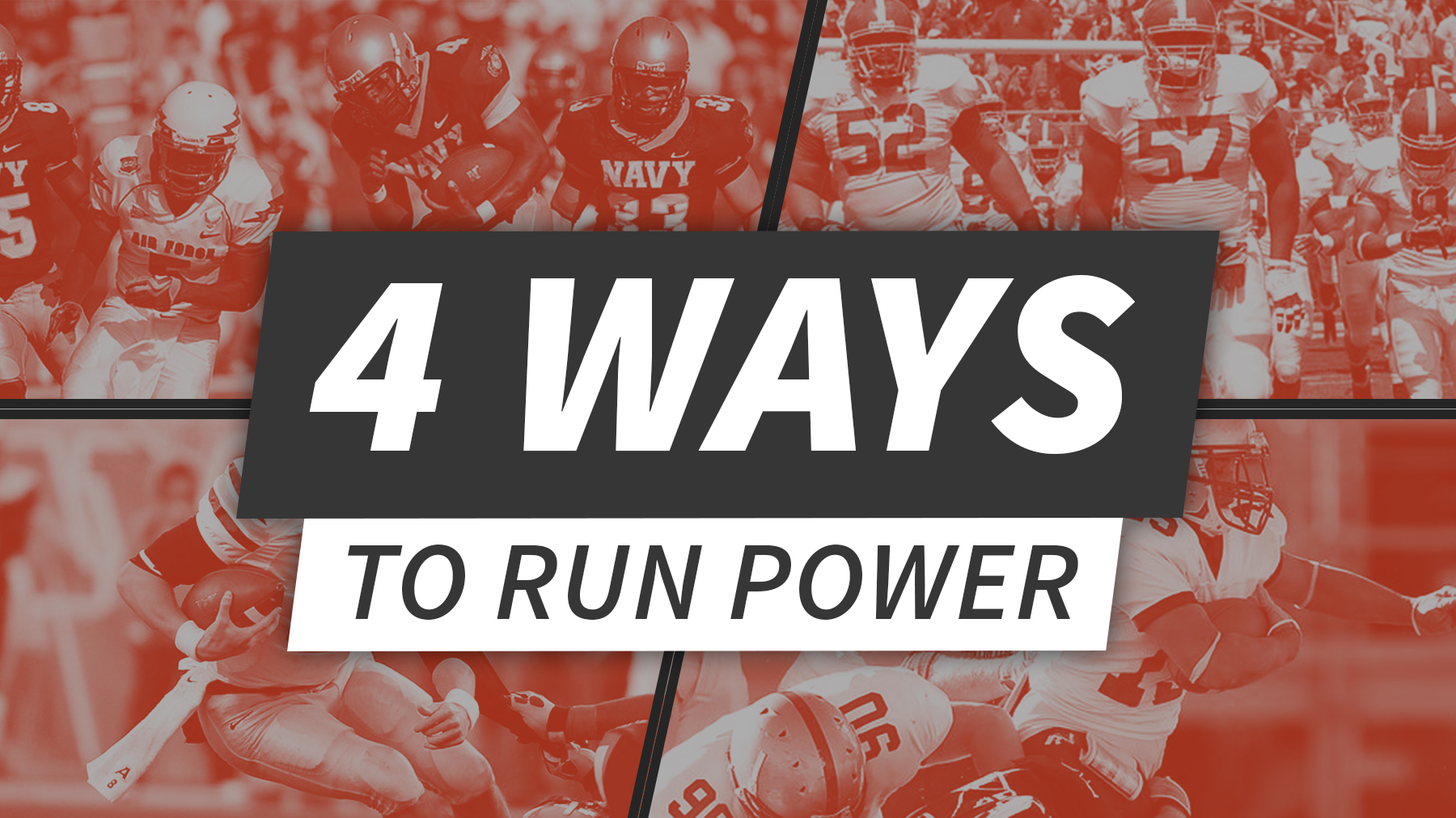 Matt Craven: 4 ways to run power - The Art of Coaching Football