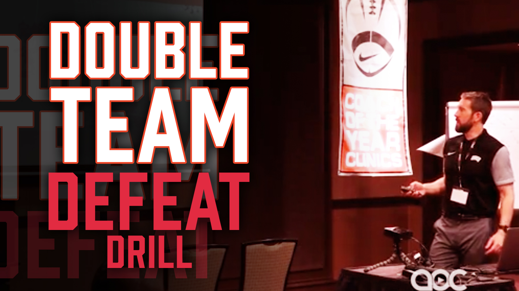 Double team defeat drill - The Art of Coaching Football