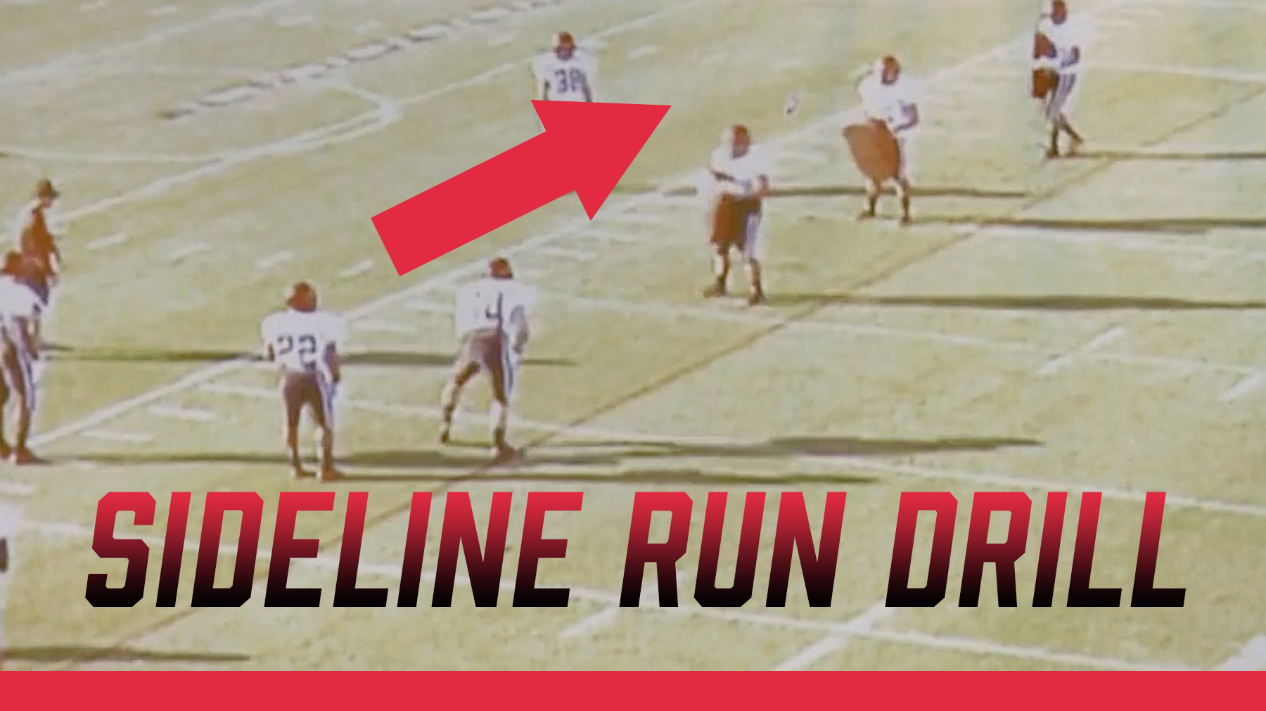 Sideline run drill - The Art of Coaching Football