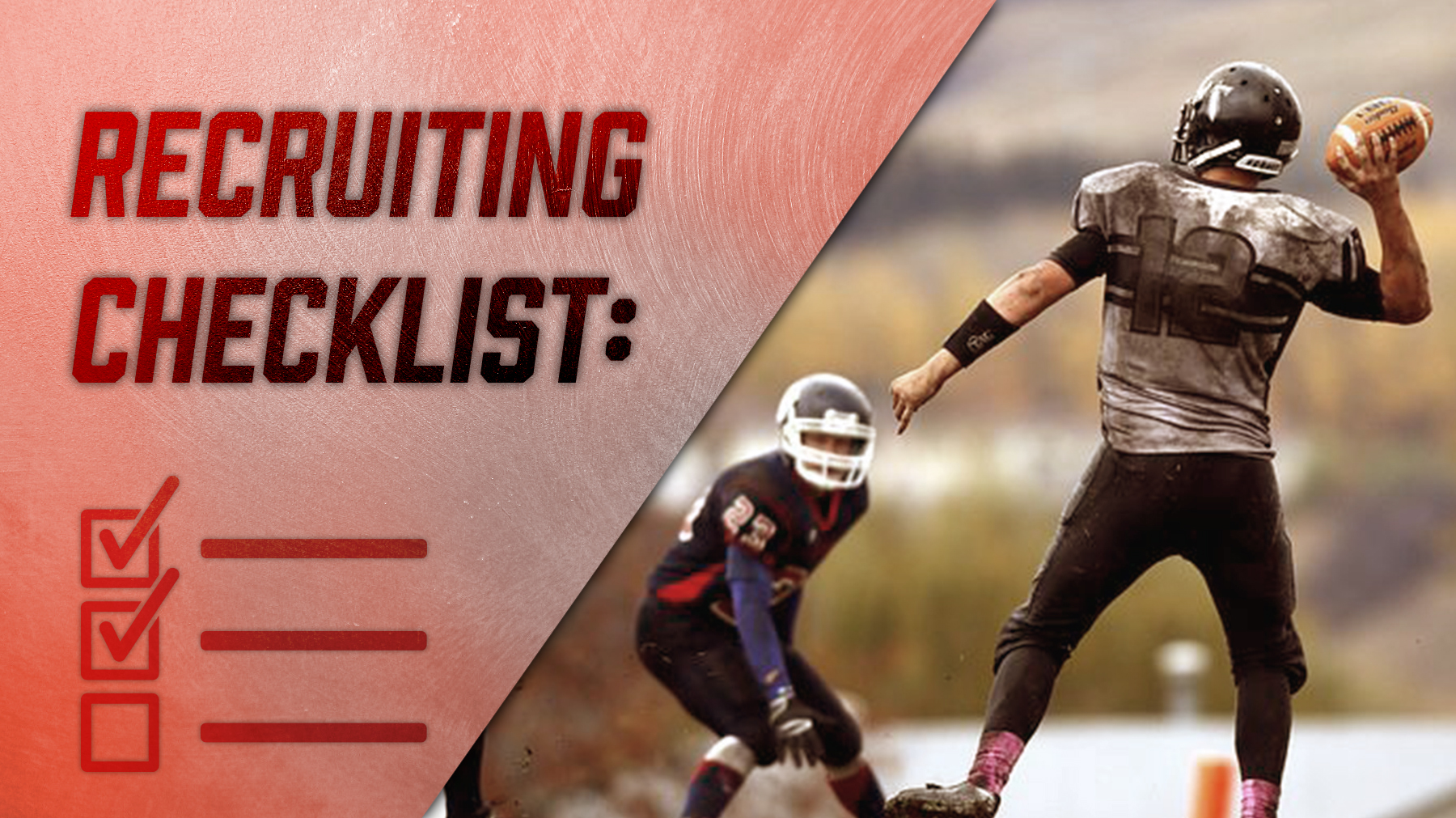 Developing a recruiting checklist - The Art of Coaching Football