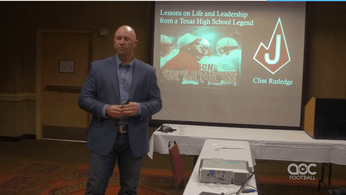 Clint Rutledge: Lessons of life and leadership - The Art of Coaching ...
