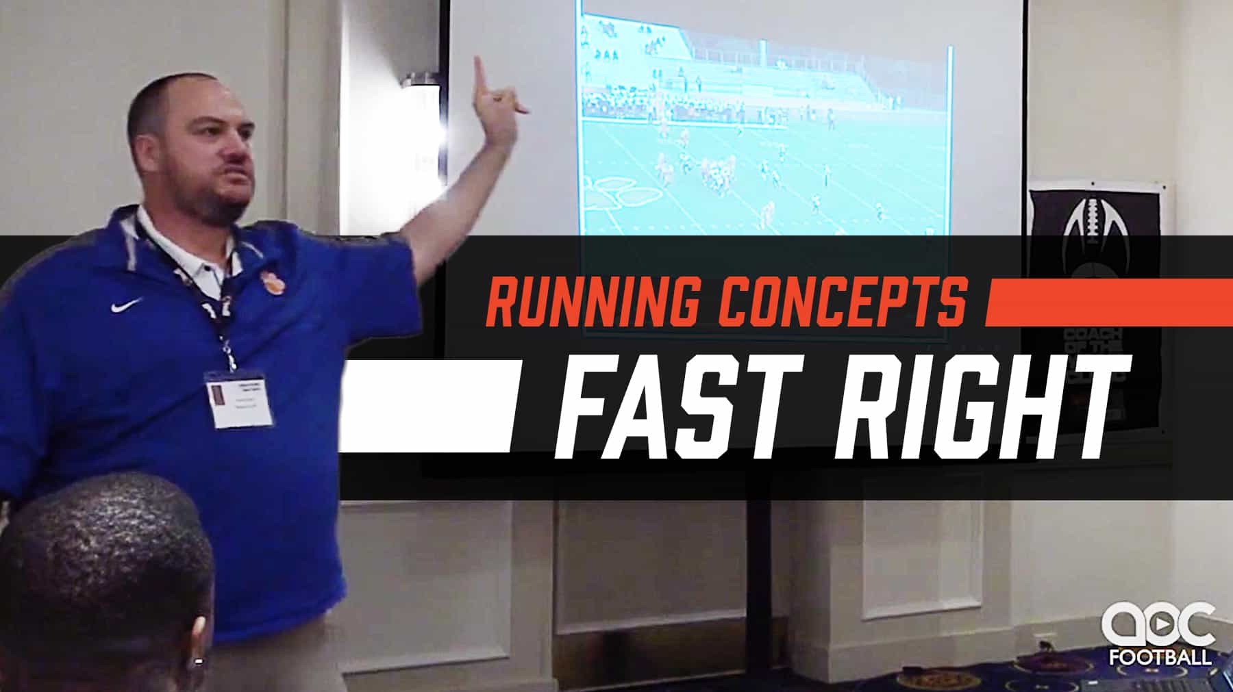 Running concepts: Fast right - The Art of Coaching Football