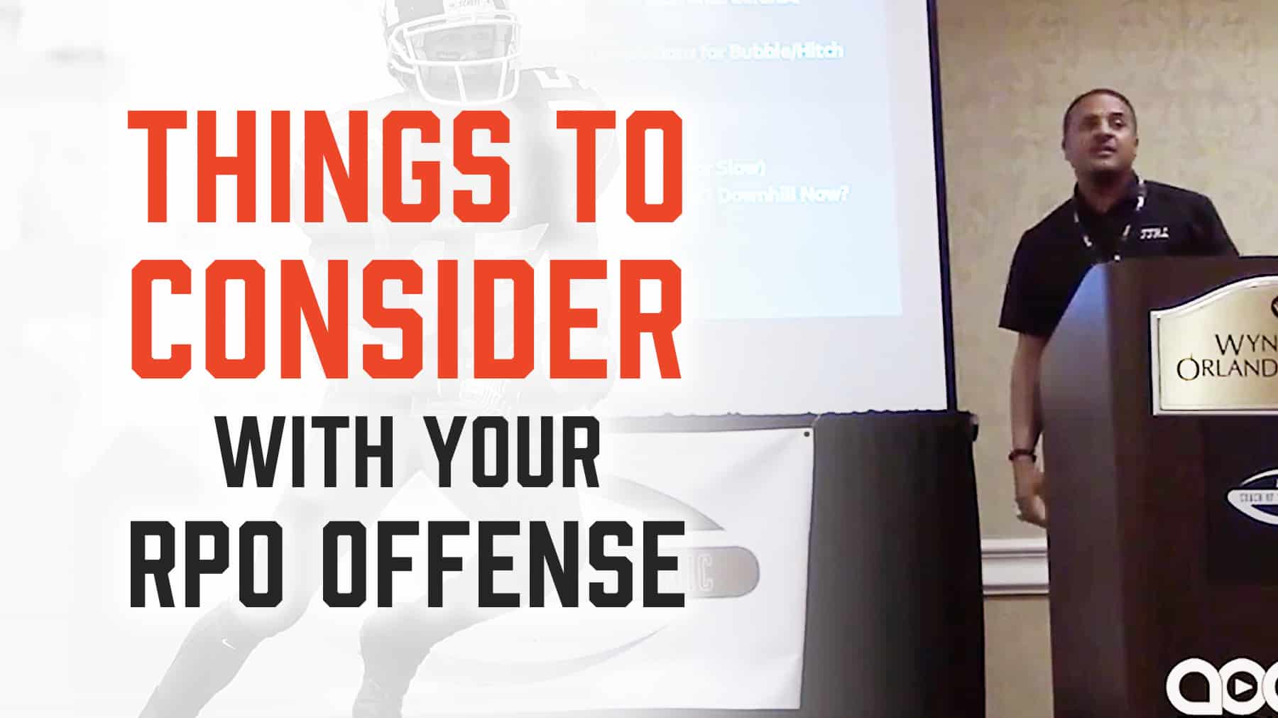 Things to consider with your RPO offense - The Art of Coaching Football